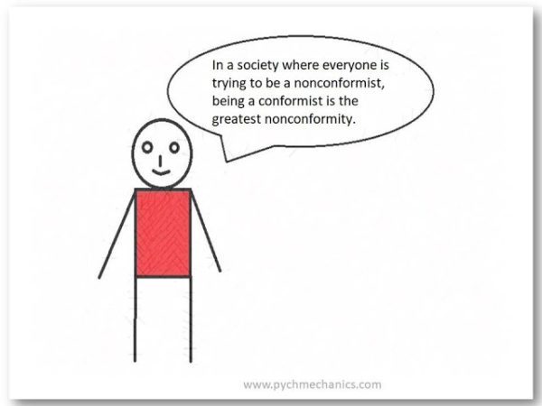 Why are some people non-conformists? - PsychMechanics