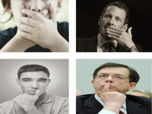 Body language: Covering eyes, ears and mouth - PsychMechanics