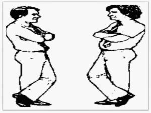 Body language: Sitting and standing with legs crossed - PsychMechanics